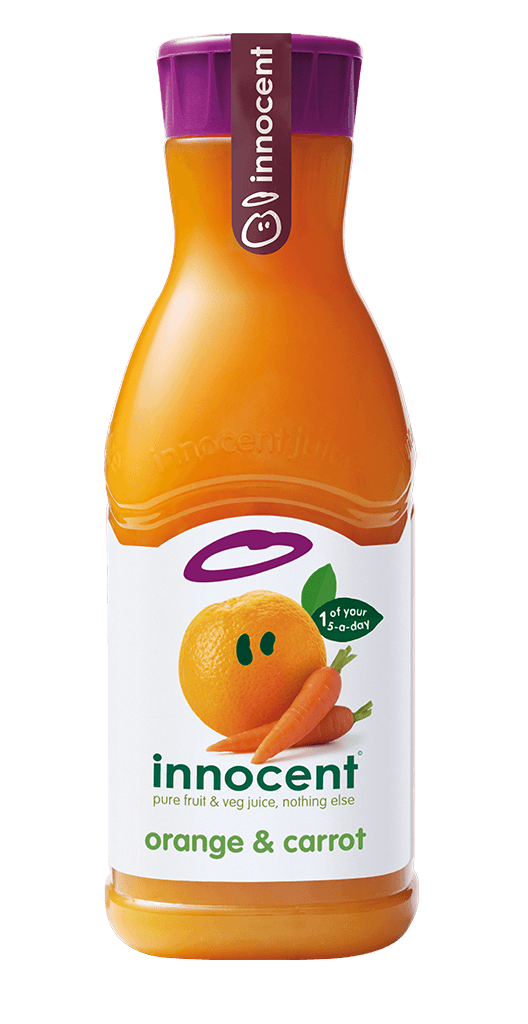 innocent juice - pure squeezed fruit juice (and no added sugar)