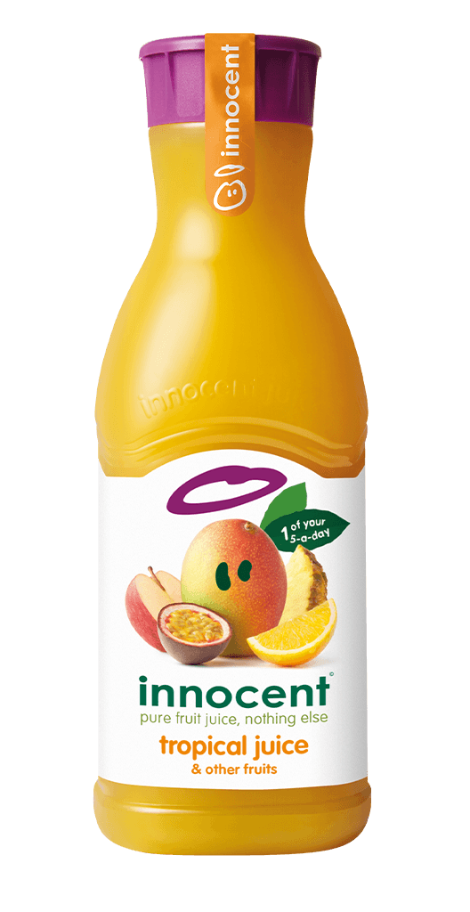 innocent juice - pure squeezed fruit juice (and no added sugar)