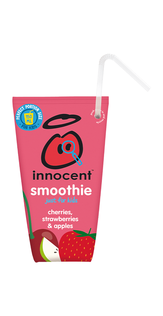 innocent kids drinks - fruit and veg smoothies (and no added sugar)