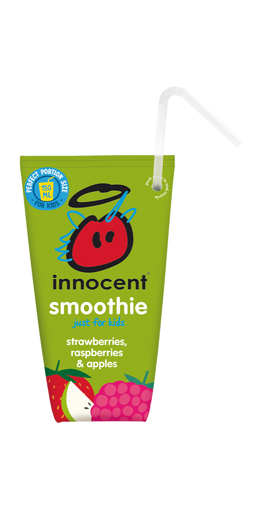 innocent kids drinks - fruit and veg smoothies (and no added sugar)